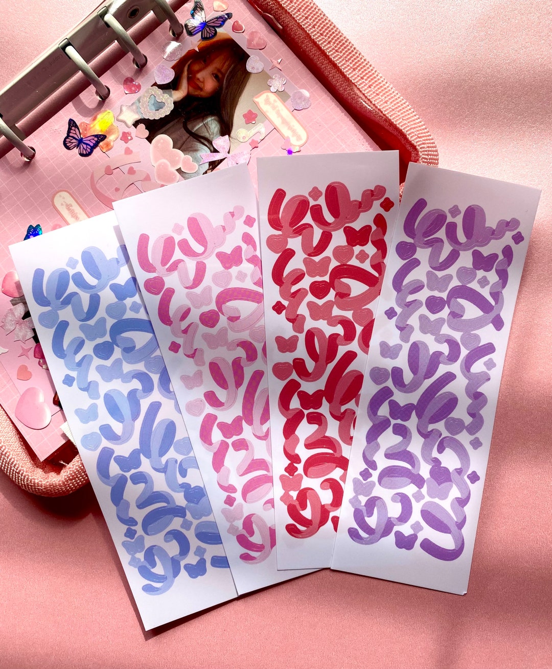 Ribbon Confetti Sticker Sheets/deco Stickers - Etsy