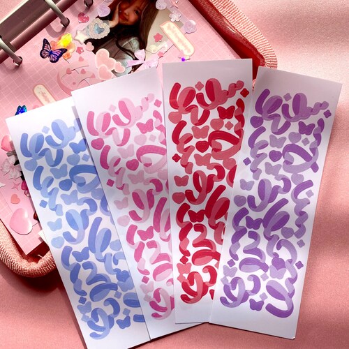 Ribbon Confetti Sticker Sheets/deco Stickers - Etsy