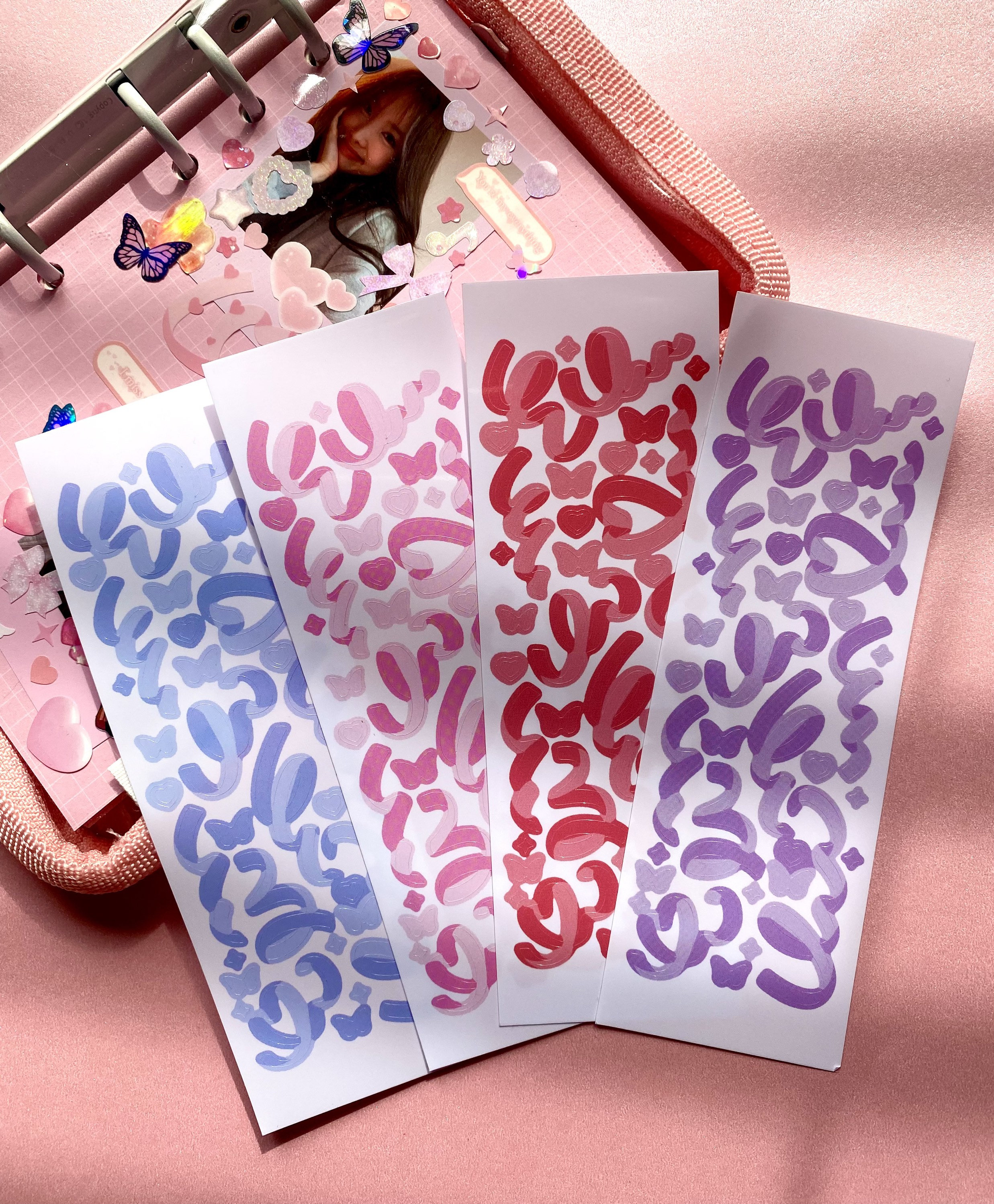 Ribbon Confetti Sticker Sheets/deco Stickers - Etsy