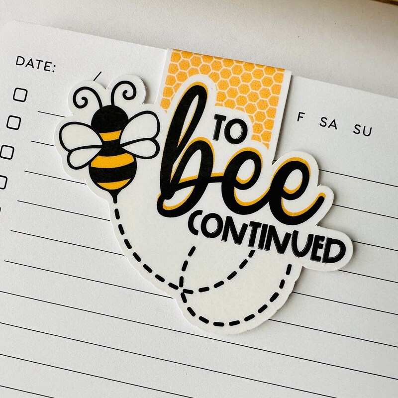 Printable Bee Book Marks - Etsy