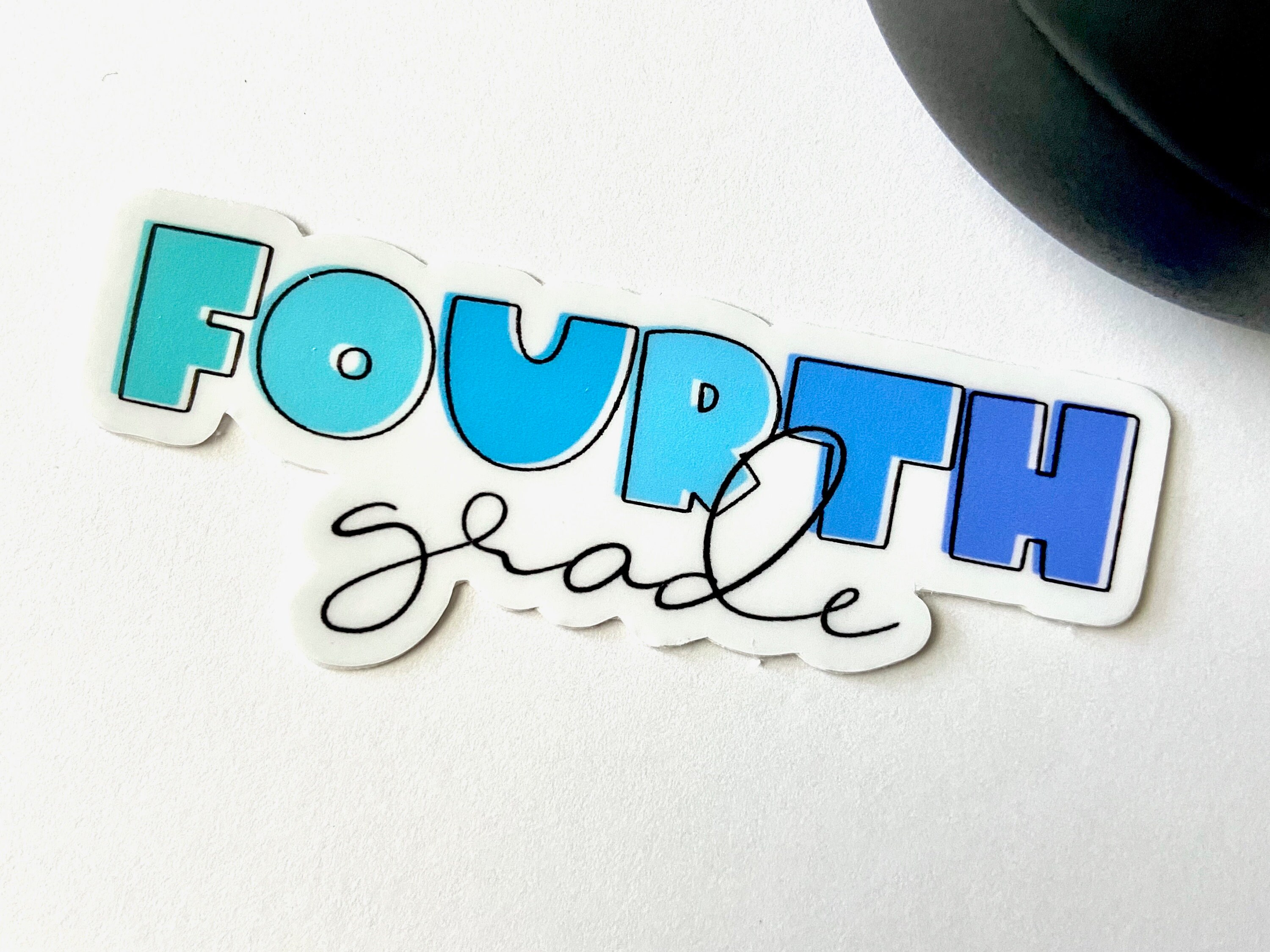 Waterproof Label Stickers, 4th Grade Elementary Teacher Vinyl Water ...