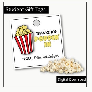 Printable Teacher Tags, Instant Download Gift Tags for Back to School ...