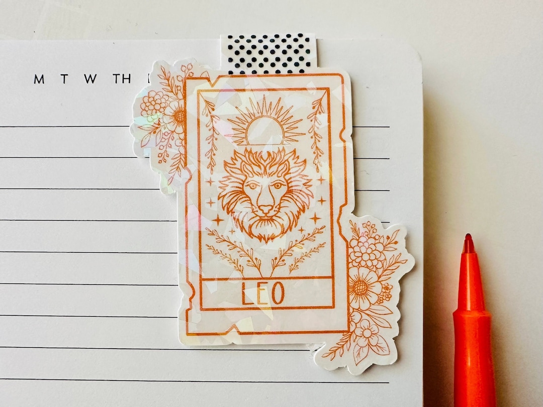 Leo Zodiac Magnetic Bookmark, Astrology Book Lovers Gifts, Celestial ...