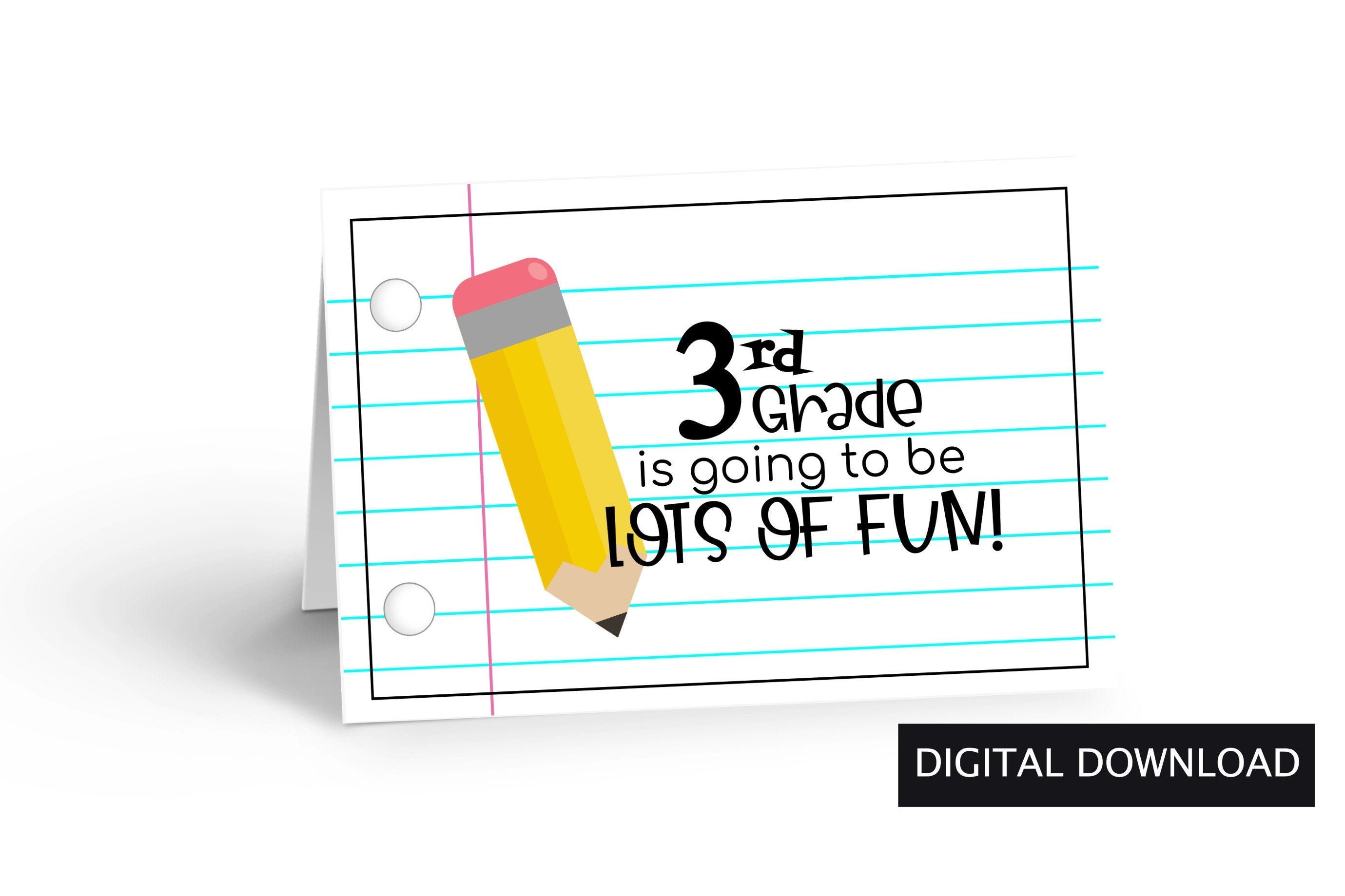 Teacher Notecards Welcome Template Editable Back to School | Etsy