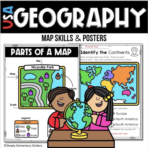 Hojas De Trabajo De Mapas Imprimibles Plantilla Imprimible Del Mapa