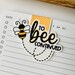 Cute Bee Magnetic Bookmark, Bee Gifts for Book Lovers, to Bee Continued ...