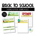 Editable Newsletter Back to School Printable Calendar Templates, Google ...