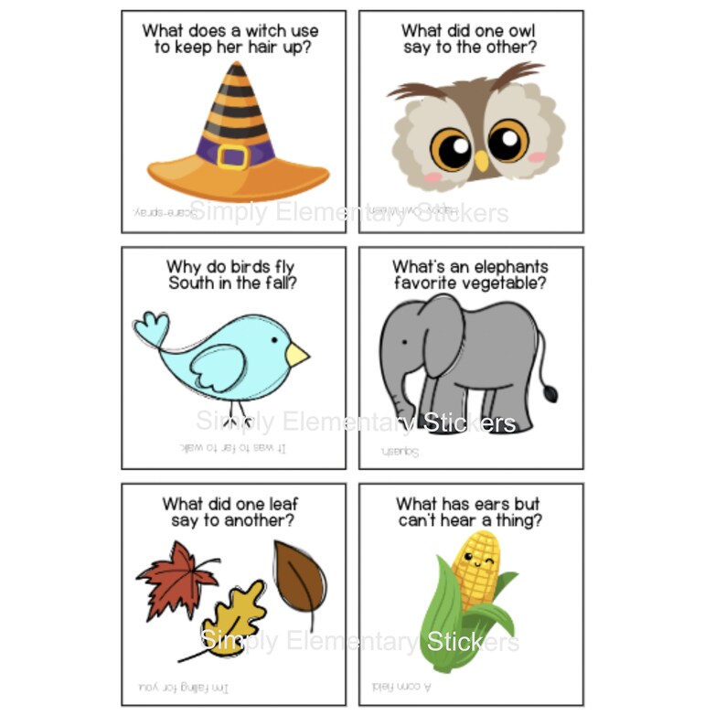 October Lunch Box Jokes for Kids, Editable Lunchbox Notes, Note Card ...