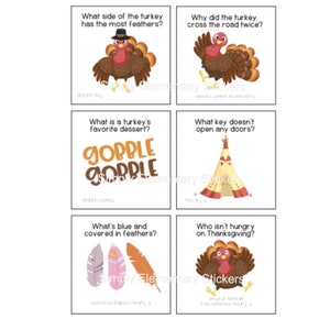 November Editable Lunchbox Notes for Kids, Lunch Box Jokes, Note Cards ...