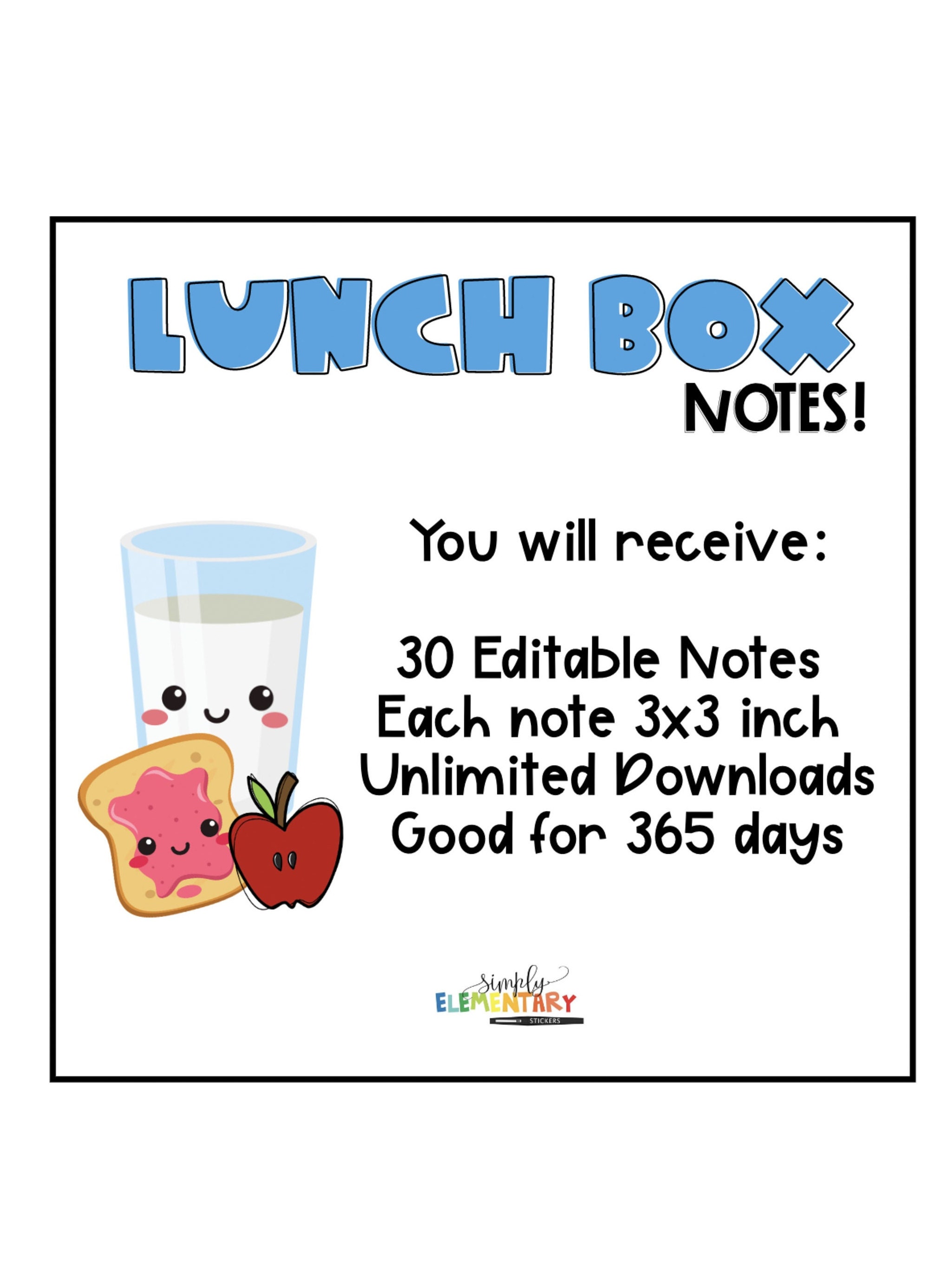 Editable Affirmation Cards Lunchbox Notes for Kids, Encouragement ...