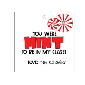 Instant Download Gift Tags for Back to School, Editable Template ...