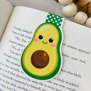 Avocado Bookmark Page Holder Gifts, Magnetic Book Lover Paper Book Mark ...