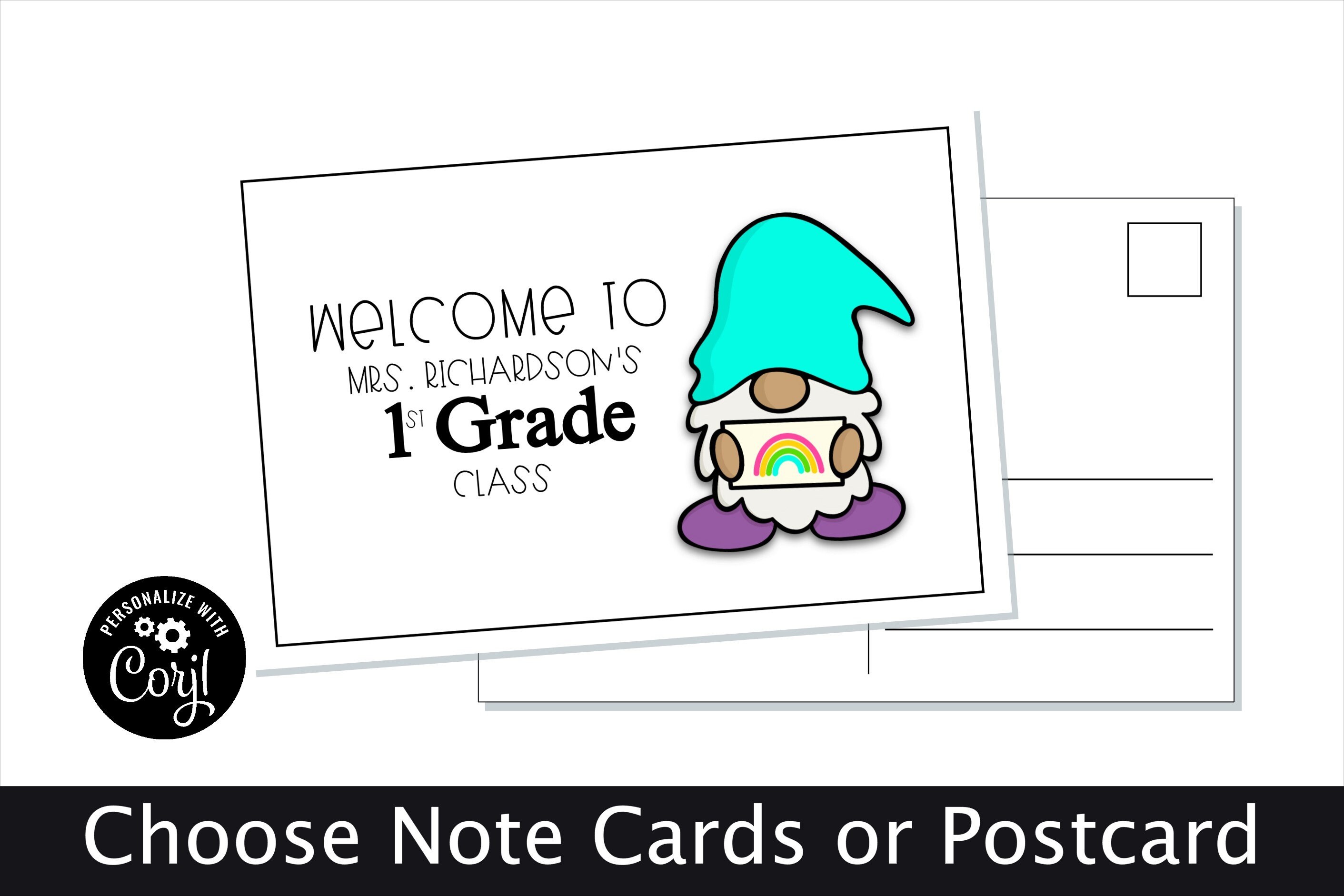 Cute Printable Stationary Notecards Teacher Back to School - Etsy