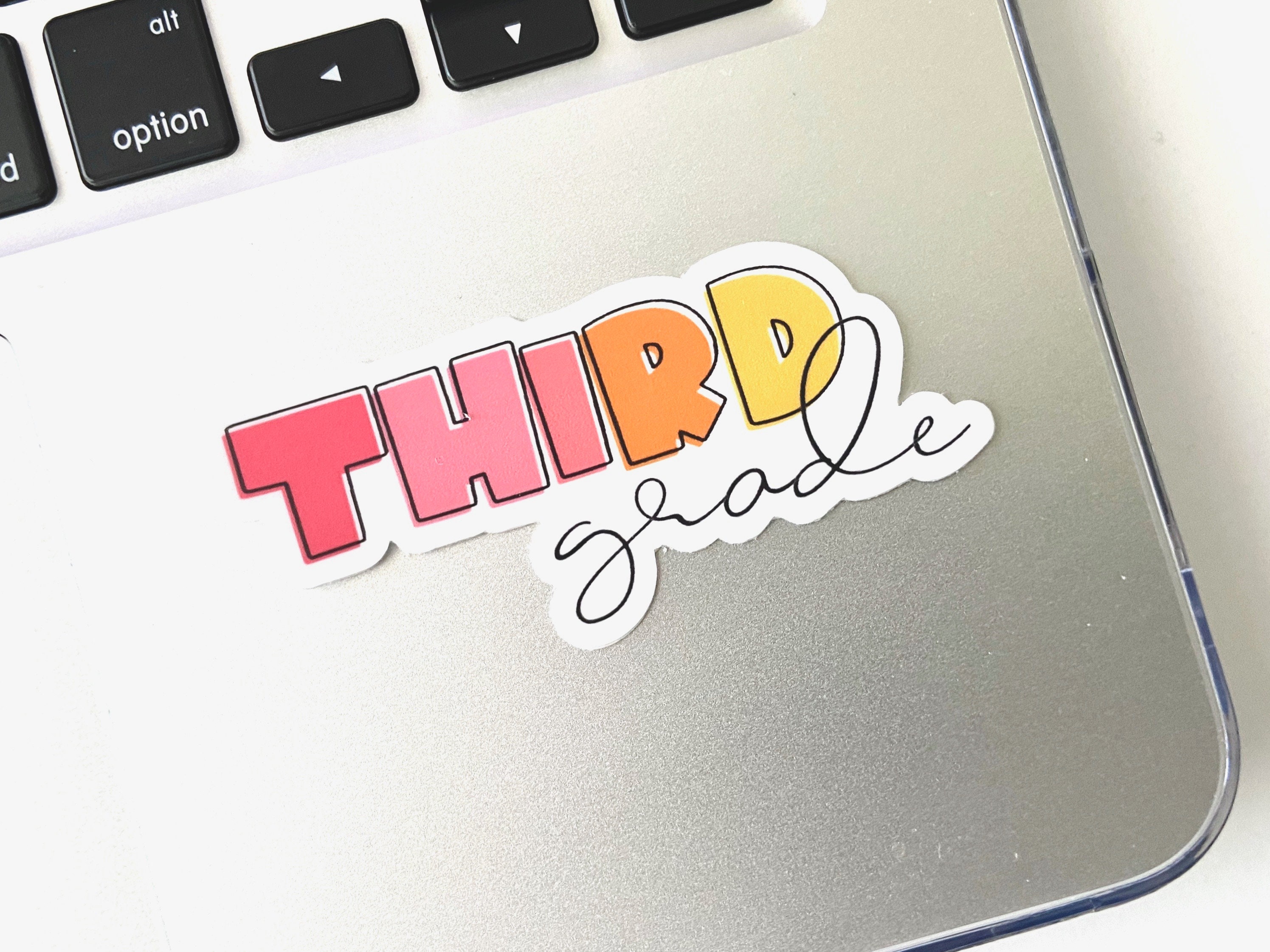 3rd Grade Elementary Teacher Waterproof Label Stickers Third | Etsy