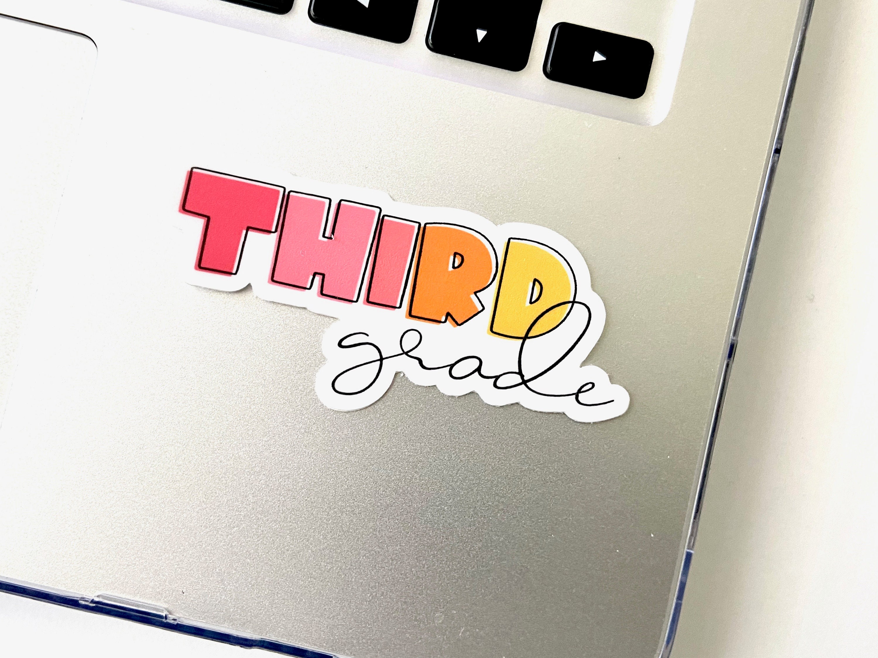 3rd Grade Elementary Teacher Waterproof Label Stickers Third | Etsy