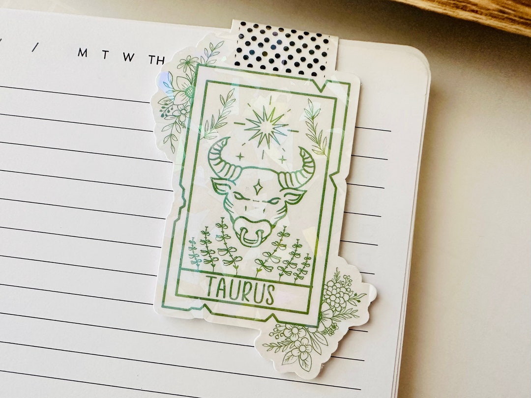 Taurus Astrology Book Lovers Gifts, Zodiac Magnetic Bookmark, Celestial ...