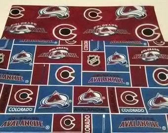 Colorado Avalanche Fabric | Etsy