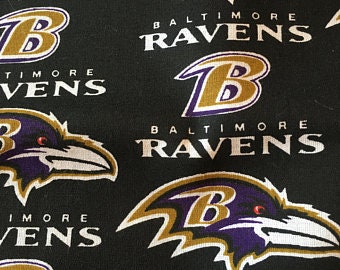 Nfl Ravens Fabric - Etsy