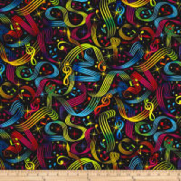 Music Fabric - Etsy