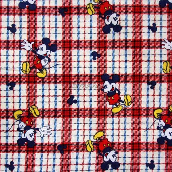 Mickey Mouse Fabric - Etsy