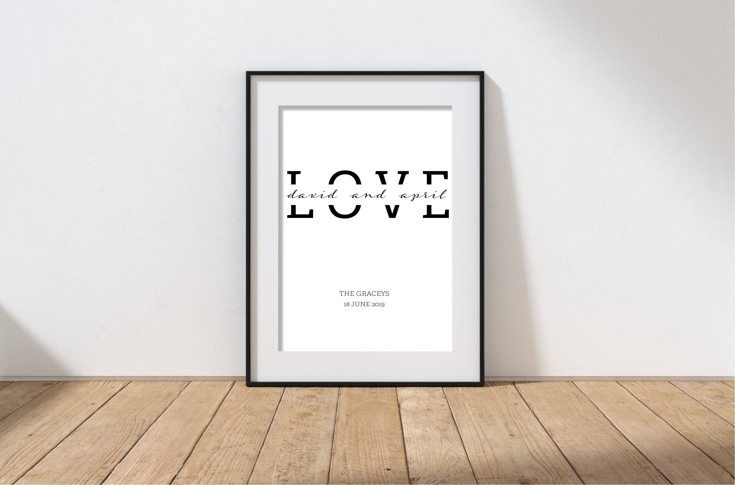 Personalised Couples Print Love print for couples Gifts for - Etsy Polska