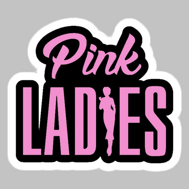 Pink Ladies Stickers (GREASE) - Etsy