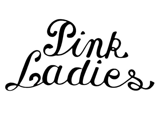 Pink Ladies Logo Iron On