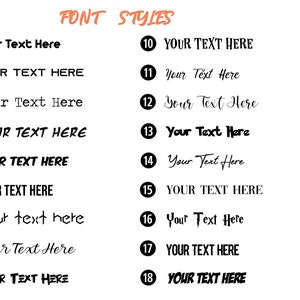 Additional Custom Name / Texts to Add on to the Original Design or to ...