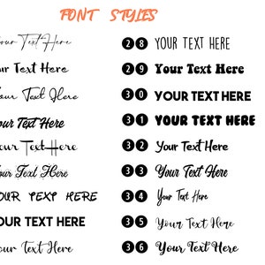 Additional Custom Name / Texts to Add on to the Original Design or to ...