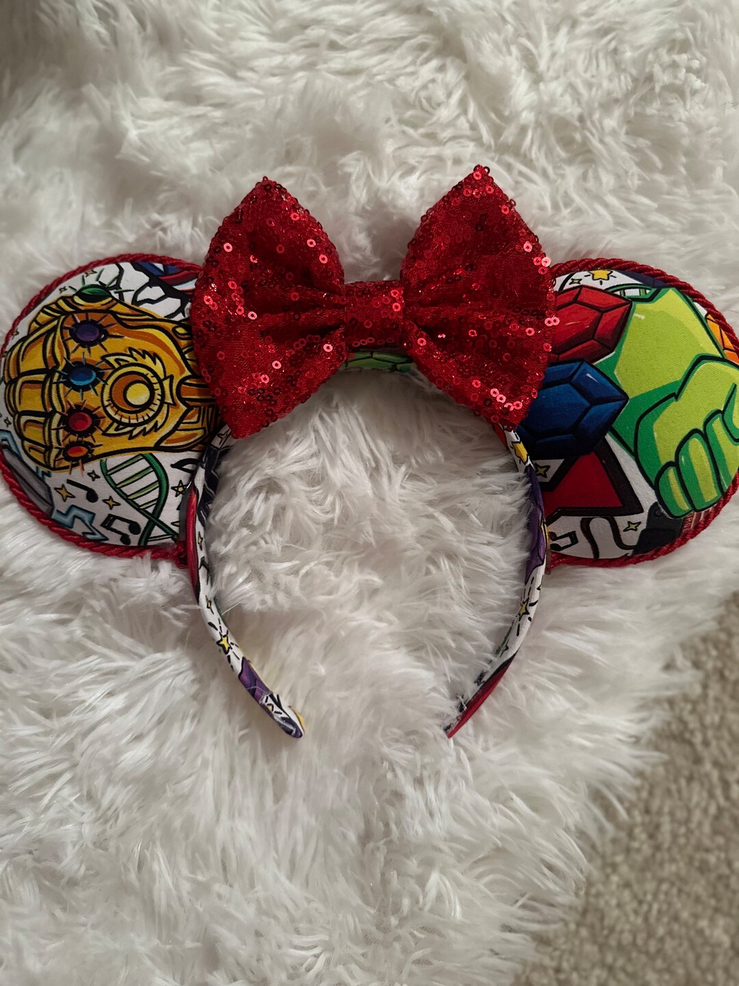 Disney Inspired Avengers Ears Superhero Mickey Mouse Ears Unique Marvel ...