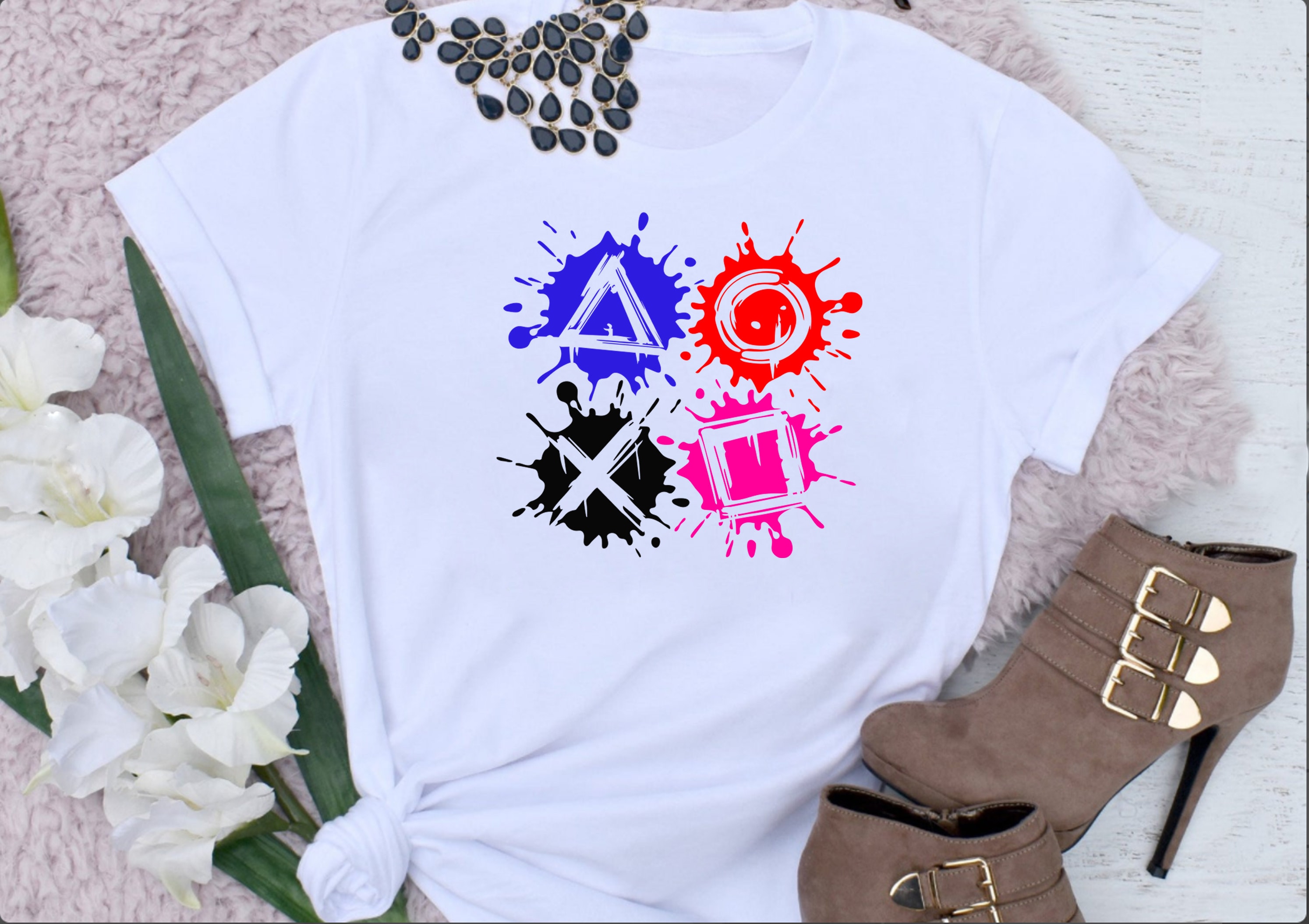 Sony Playstation Controls Shirt Video Game Controller Shirt | Etsy