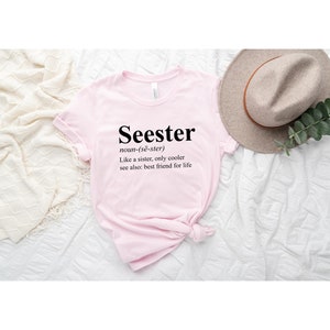Seester Noun Shirt, Seester Definition T-shirt, Best Sister Gift, Gift ...