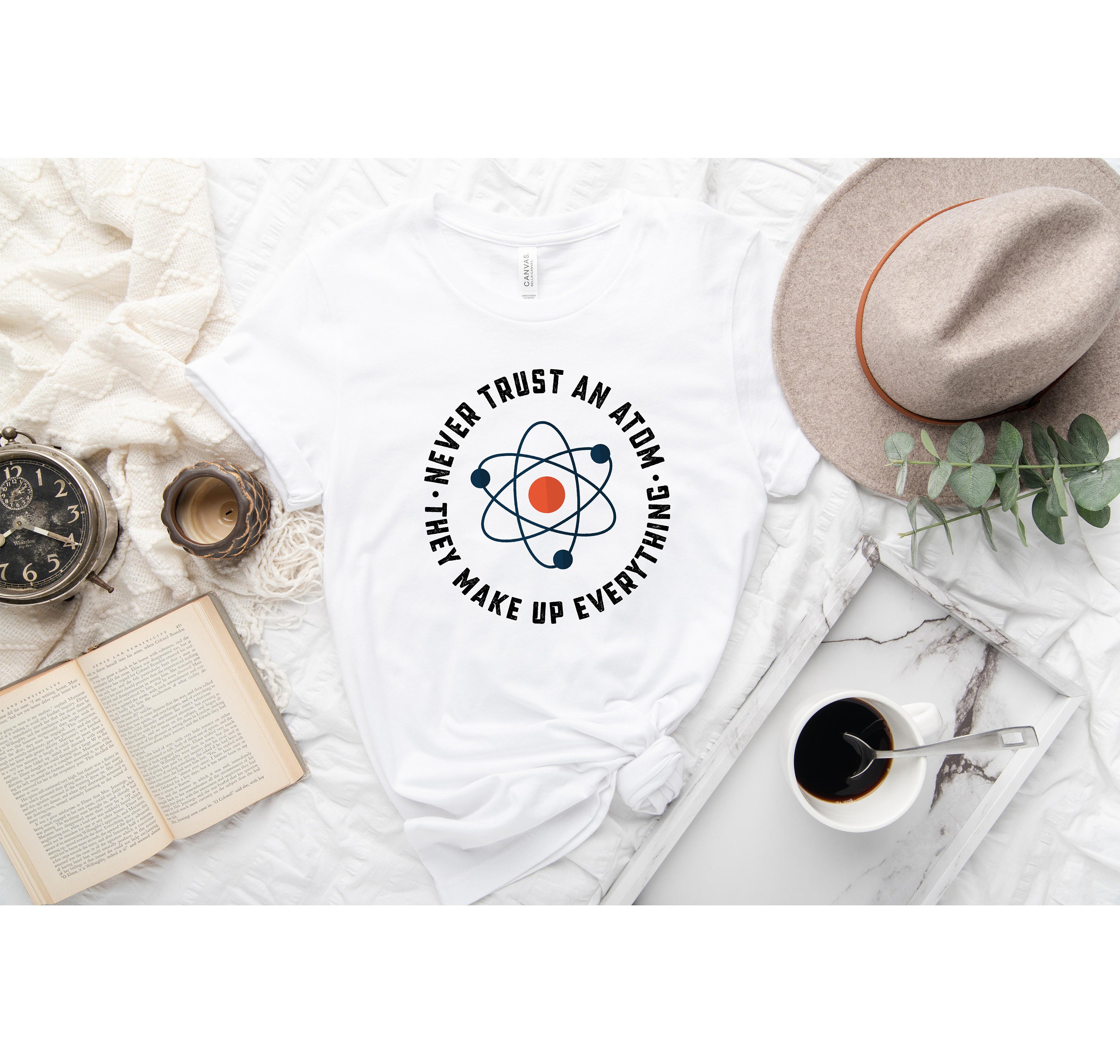 Never Trust Atoms T-shirt: Funny Science Chemistry Gift - Etsy