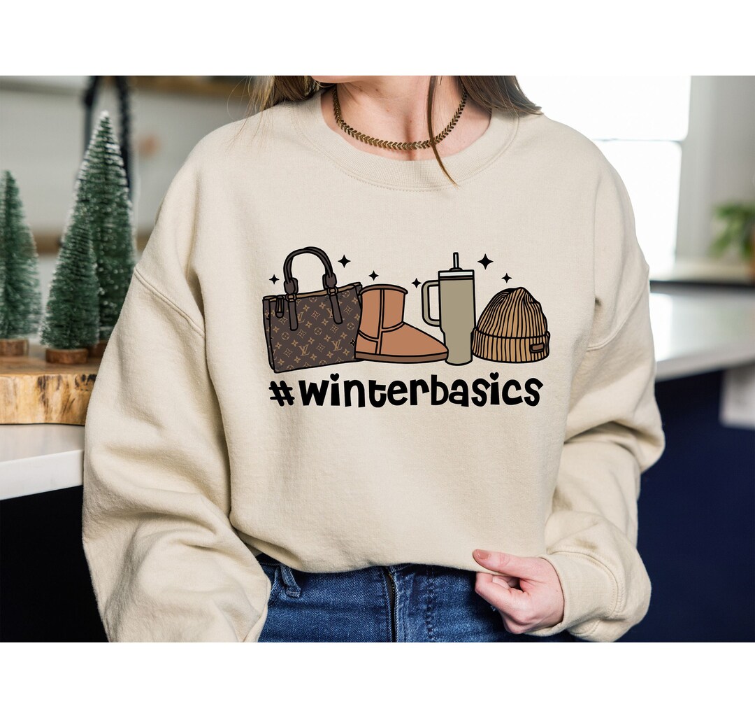 Winter Basics Sweatshirt: Cozy Season Crewneck - Etsy