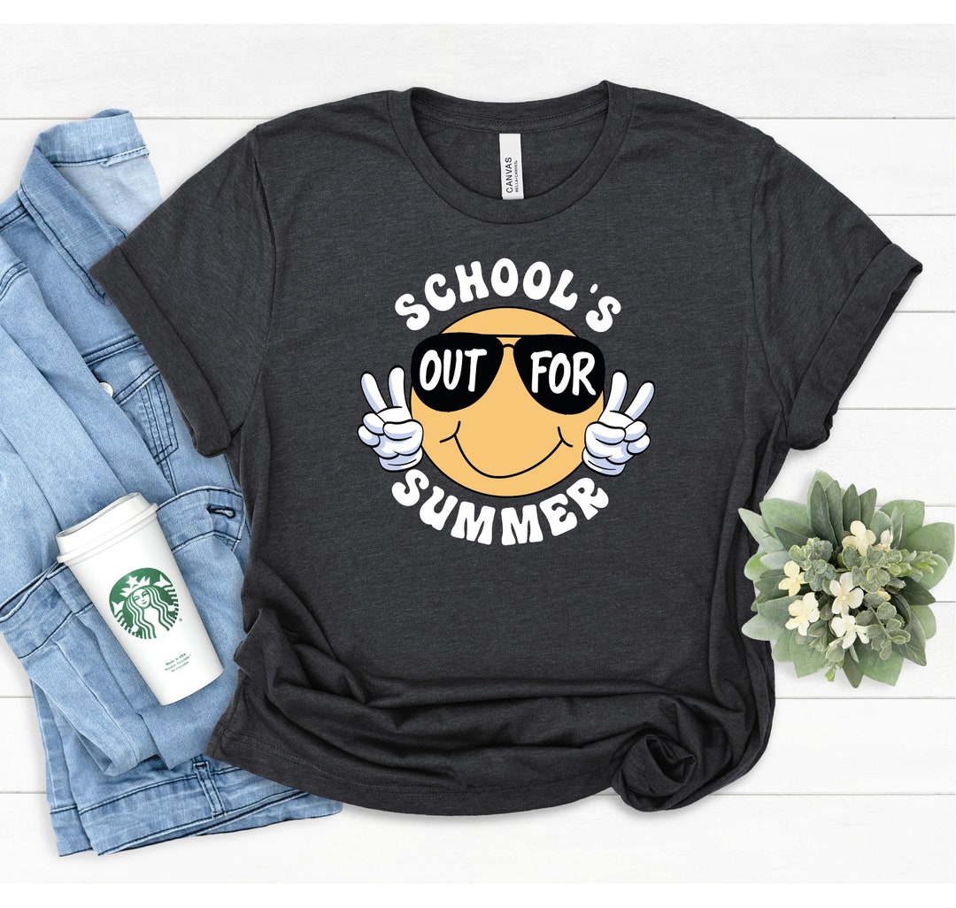 Funny Schools Out for Summer T-shirt: Teacher Graduation Party Tee - Etsy