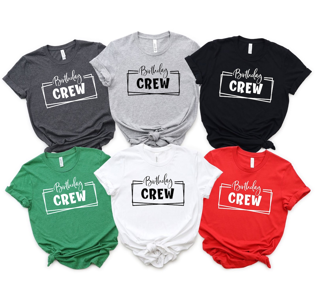 Birthday Crew Shirts, Birthday Group Shirts, Birthday Team Shirt ...
