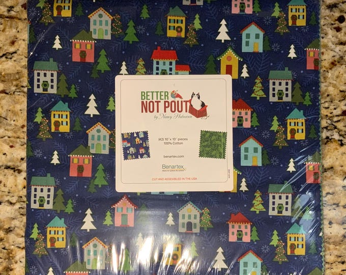 BETTER NOT POUT Layer Cake Designed Nancy Halvorsen - 42 Precut 10 ...