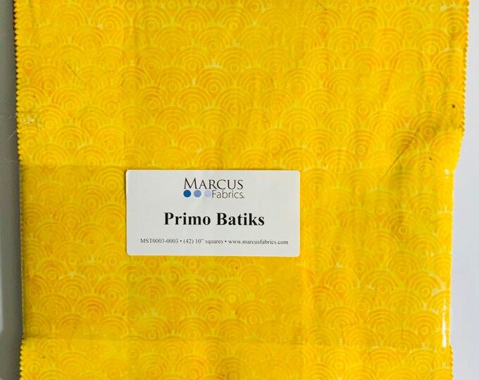 RARE! “primo Batiks” Layer Cake by Marcus Fabrics - 42 Precut 10” Batik ...