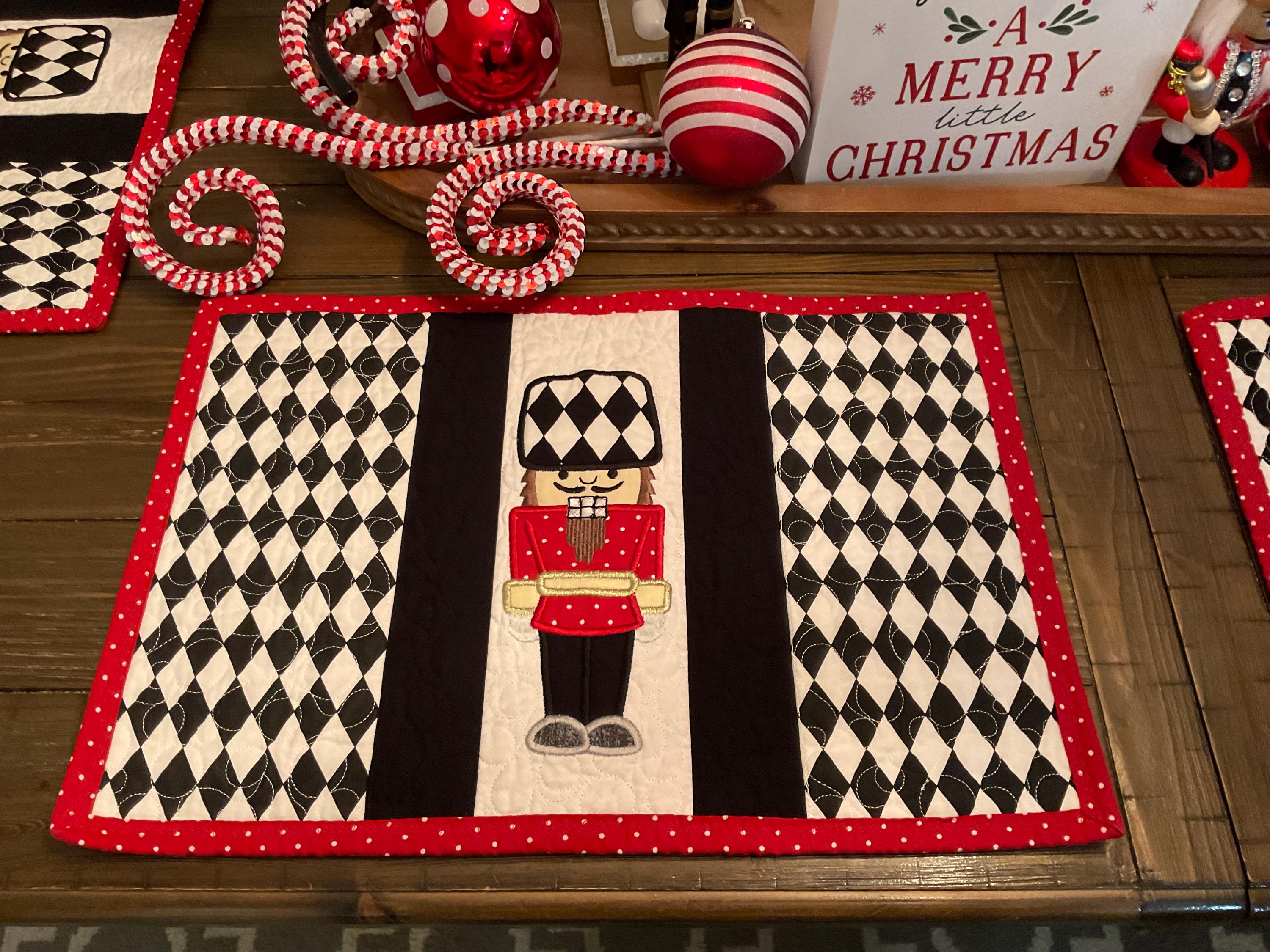 Nutcracker Placemat, Christmas, Table Decor, Holiday, Dining Linen - Etsy