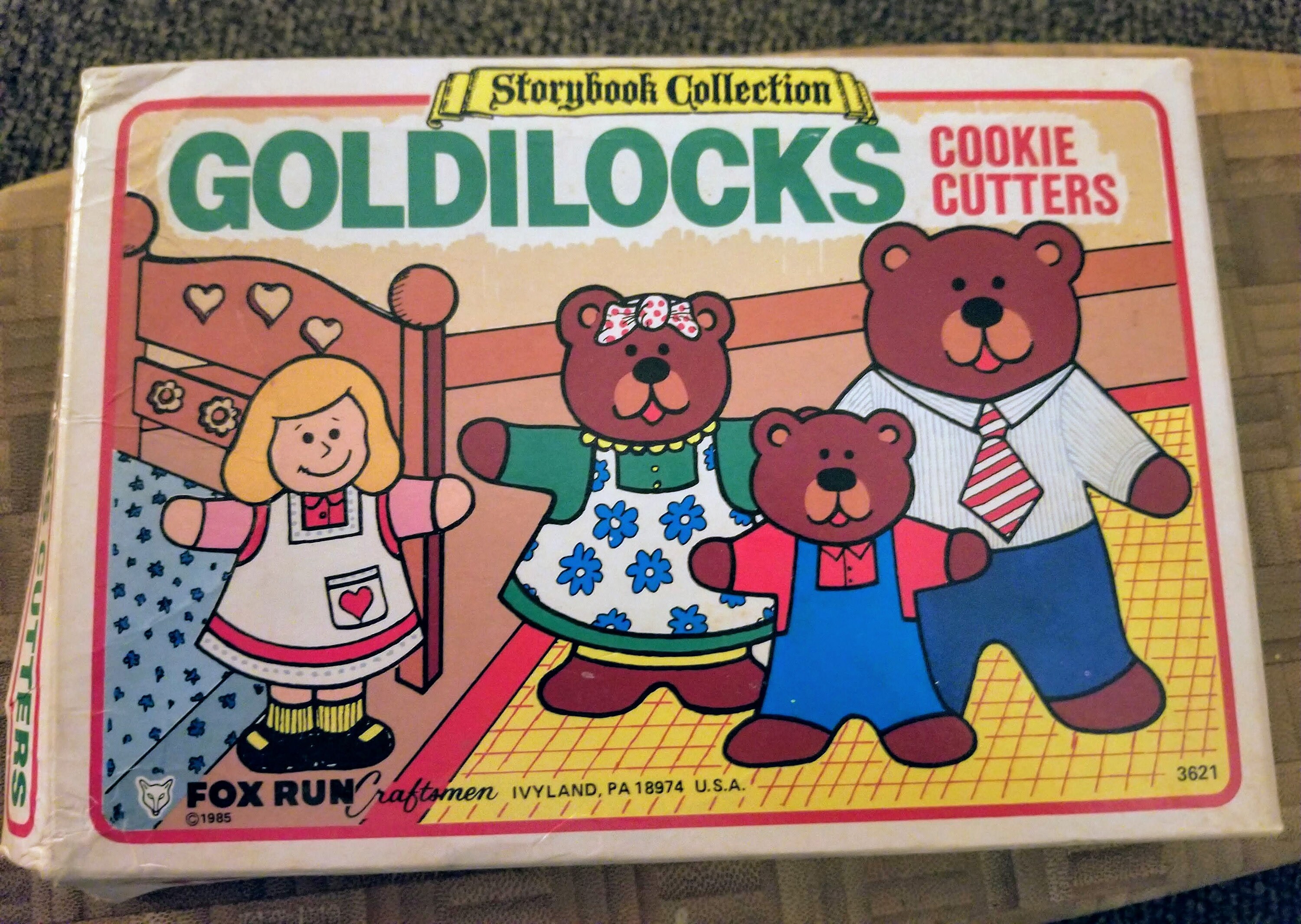 Vintage Goldilocks and the Three Bears Storybook Collection Metal ...