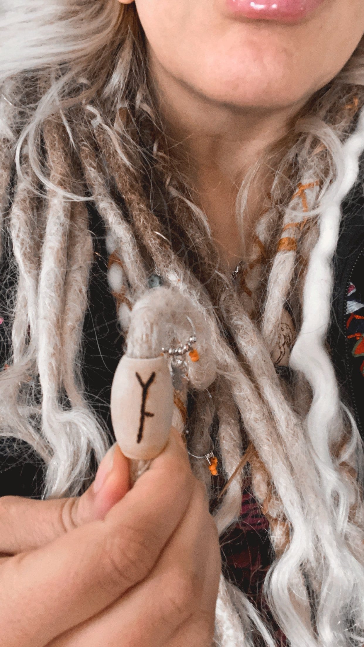 Ogham Wood Dreadlock Hair Bead Set, Set off 20 or Custom Set If 3 - Etsy