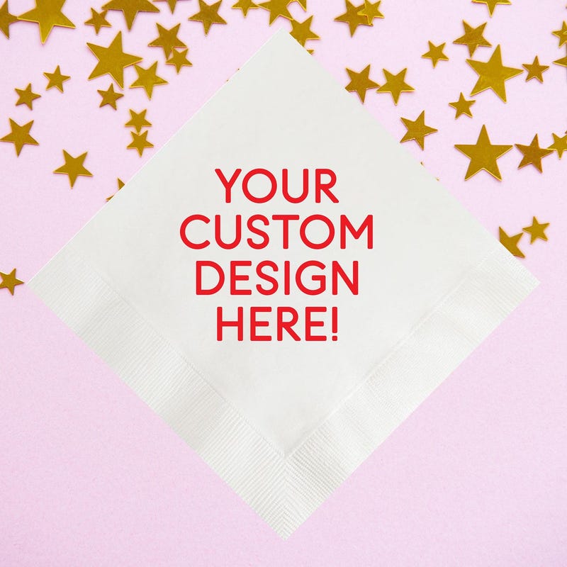 Custom Cocktail. Napkins - Etsy