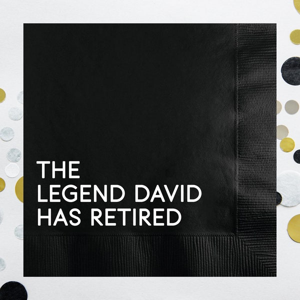 Retirement Party Invitation Legend - Etsy
