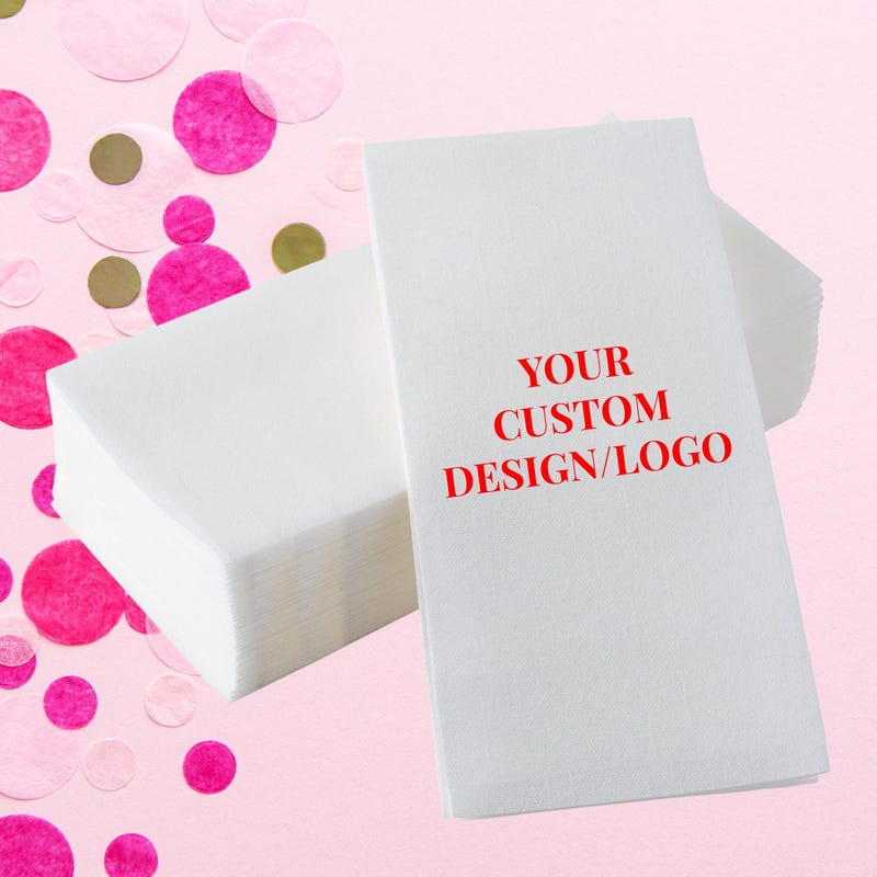 Custom Logo Guest Towels - Etsy