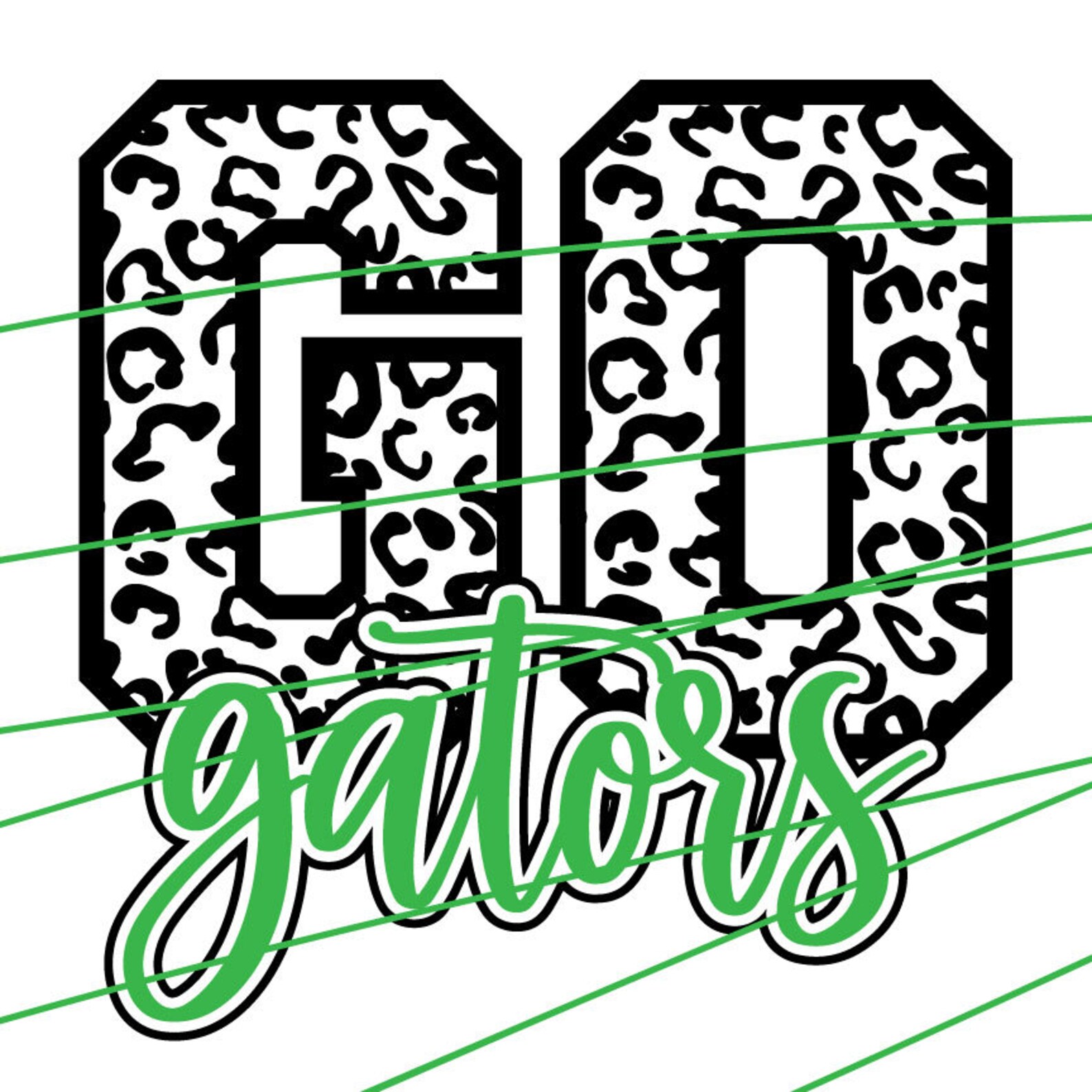 Go Gators Cut File for Cricut and Silhouette. SVG. Dxf. Png. - Etsy