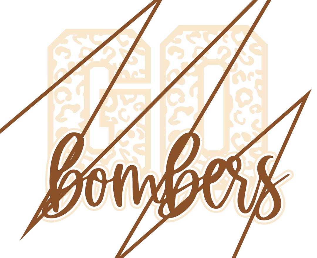 Go Bomberscut File for Cricut and Silhouette. SVG. Dxf. Png. Jpg. Eps ...