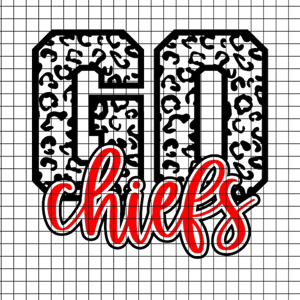 Kc Chiefs Leopard Png - Etsy