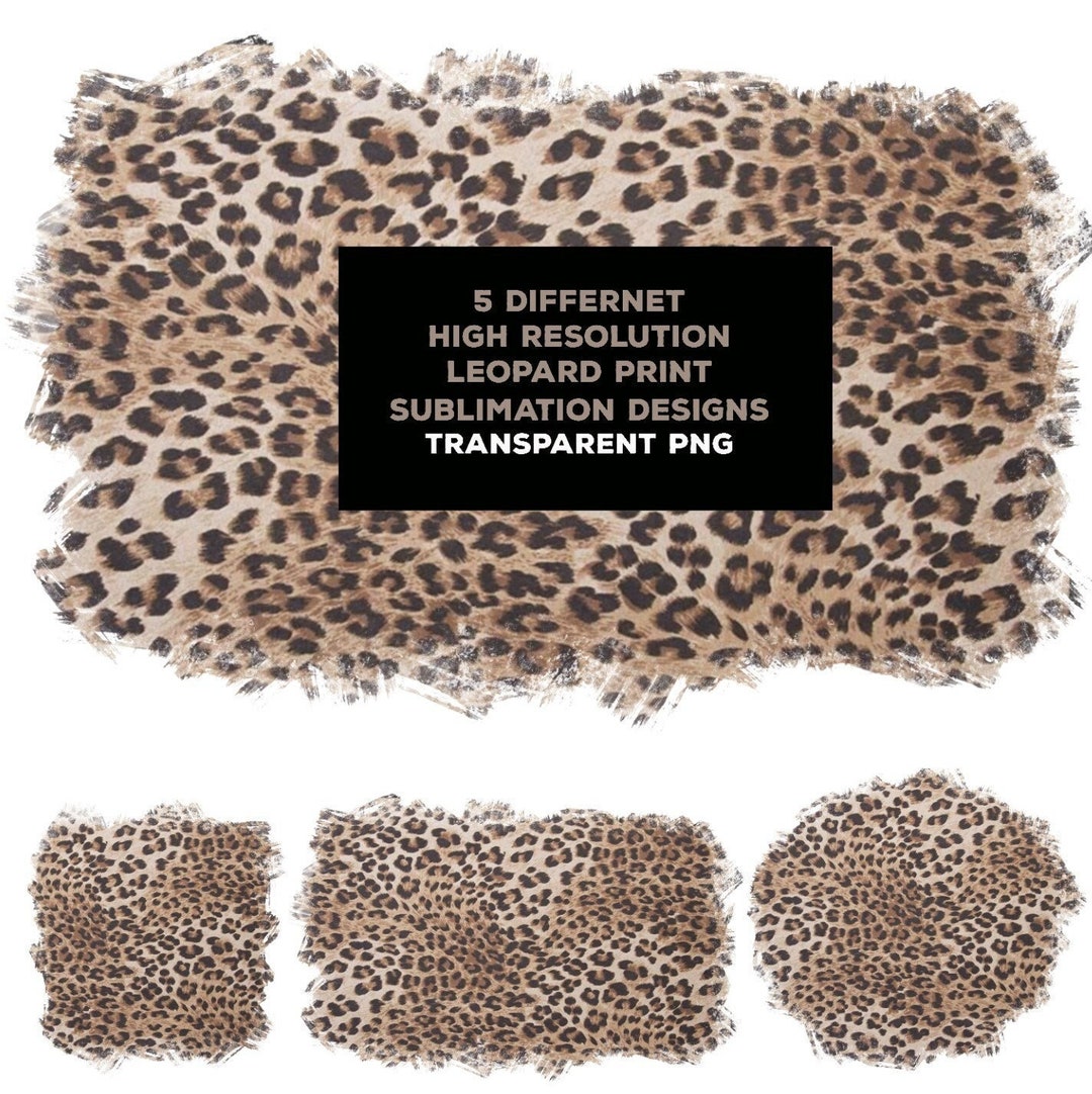 Leopard Print Swatches for Sublimation. Diy Leopard Print Sublimation ...