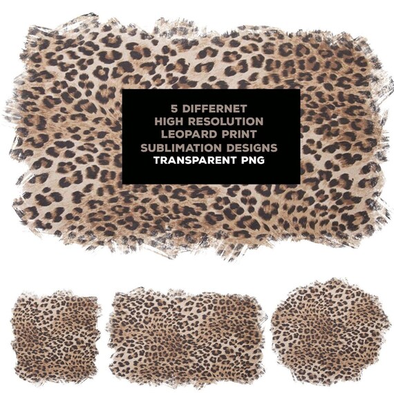 Leopard Print Swatches for Sublimation. Diy Leopard Print | Etsy