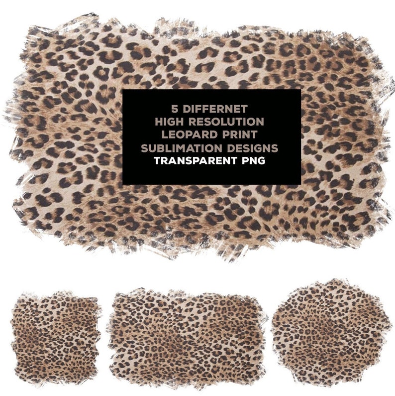 Leopard Print Swatches for Sublimation. Diy Leopard Print | Etsy